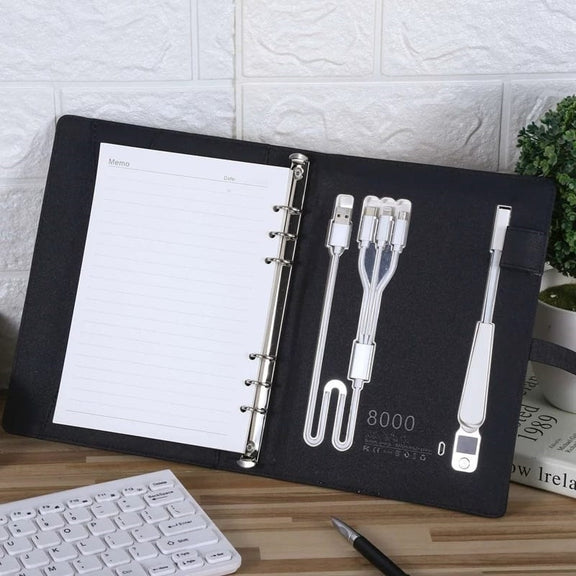 Wireless Power Bank Notebook with LED Lamp – Penhousepk