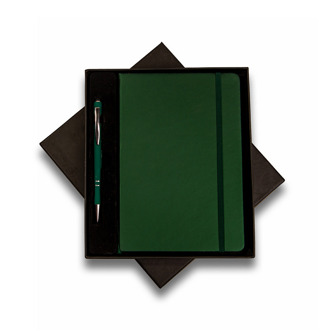 Green Velvet Slim Notebook – Penhousepk